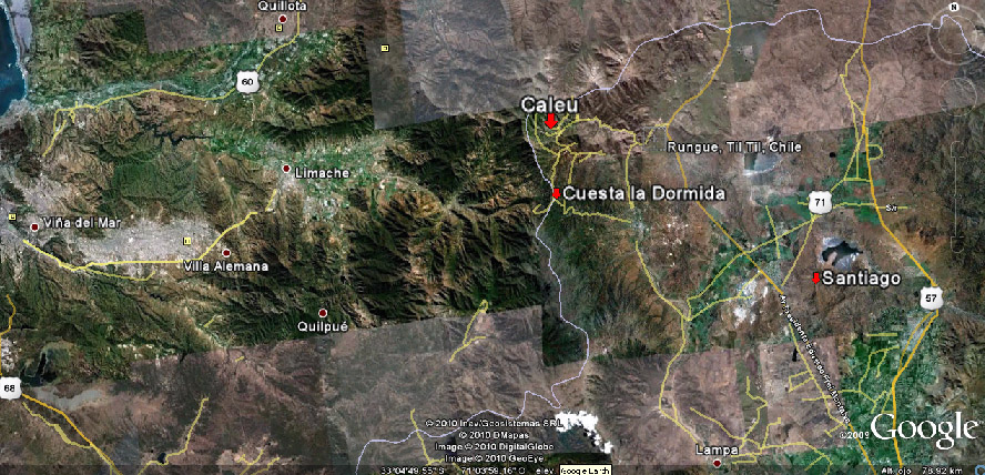 Como llegar :: Caleu Chile